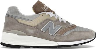 New Balance Low-Top Sneaker - New Balance 997 MiUSA Light Mushroom Mirage Grey - Gr. 40,5 (EU) - in Wei&szlig; - f&uuml;r Damen
