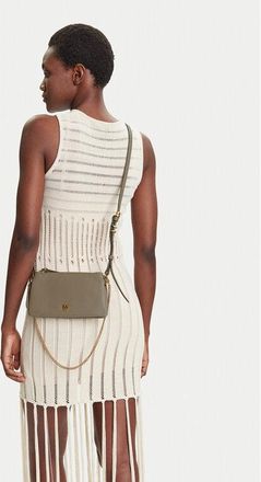 Pinko Handtasche Double Mini Al 25-26 PLTT 105359 A0QO Grau