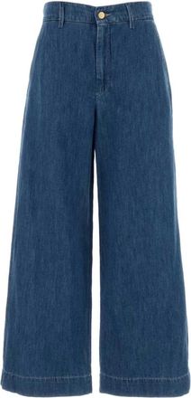 Max Mara Femme, Jeans, Bleu, Taille: 34 FR Mastice Wide Jeans