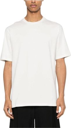 Jil Sander Homme, Tops, Blanc, Taille: S T-Shirt Graphique Oversize