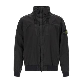 Stone Island Nylon Metal Watro-Tc Jacke - - Jackets - Herren - Schwarzk - 2XL