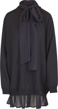 Semicouture Femme, Blouses et Chemises, Noir, Taille: 38 FR Abito Belen