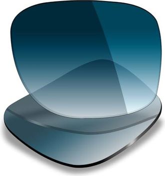 MRY Lentilles de rechange compatibles avec Ray-Ban Meta Headliner RW4013F (Gen 2) 51 mm - Options, Teinte bleue dégradée, Taille unique