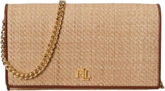 Ralph Lauren Femme, Sacs, Beige, Taille: ONE Size Adair Ii-Wallet On A Chain-Large