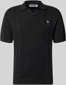 Review Regular Fit Poloshirt mit Logo-Stitching