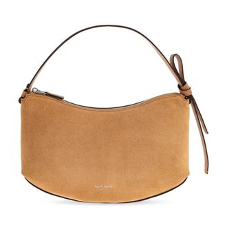 Kate Spade New York Loop Suede Schultertasche - - Bags - Damen - Beige - ONE SIZE