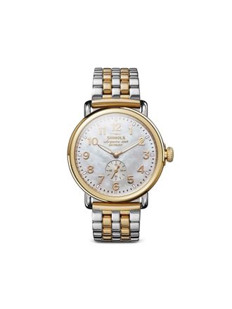 Shinola montre The Runwell 41 mm - Tons neutres