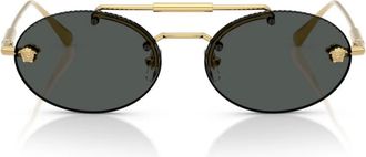 Versace Femme, Accessoires, Jaune, Taille: 56 MM Lunettes de soleil