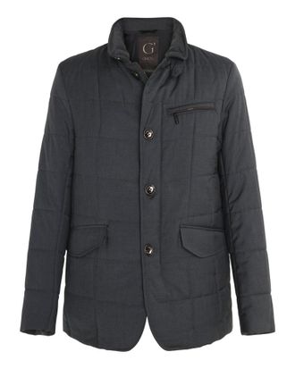 Gimos Gesteppte Jacke in Technoflanell-Qualit&auml;t in