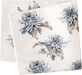 Eton Einstecktuch aus Seide mit floralem Print in