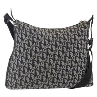Dior Sac &agrave; bandouli&egrave;re vintage en toile Pre-owned - Femme - Pre-owned - Noir - Taille: ONE Size
