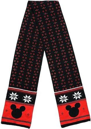 Disney &Eacute;charpe dhiver unisexe pour adulte Mickey Minnie Mouse, rouge/noir, taille unique