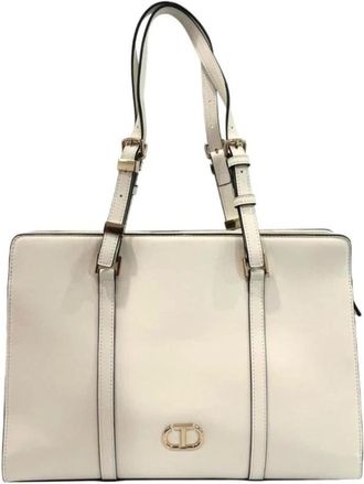 Twinset Femme, Sacs, Blanc, Taille: ONE Size Sac bandouli&egrave;re en PU