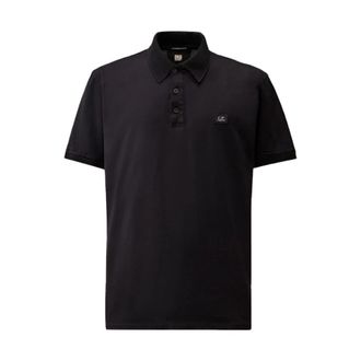 C.P. Company Mercerized Jersey Gasato Kurzarm - - Tops - Herren - Schwarzk - XL