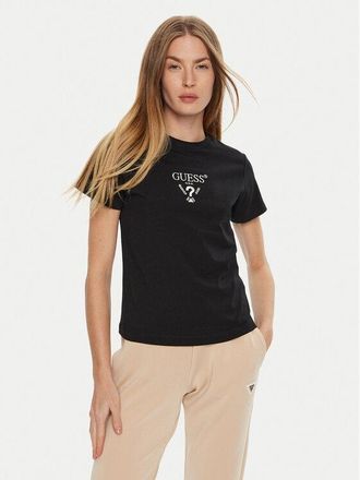 Guess T-Shirt Colette V4YI21 KCDH1 Schwarz Regular Fit