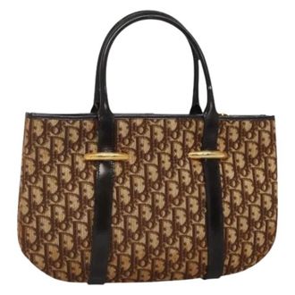 Dior Pre-owned Vintage Trotter Canvas Tote Bag - - Pre-owned - Damen - Braun - ONE SIZE