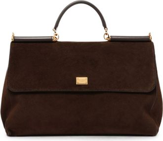Dolce & Gabbana Sac &agrave; main en cuir My Sicily Maxi