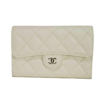 Chanel Pre-owned Tri-fold Wallet - - Pre-owned - Damen - Wei&szlig; - ONE SIZE