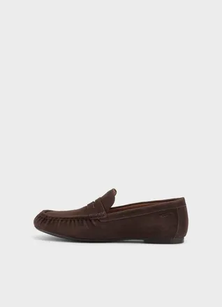 Vagabond Shoemakers - Aleya - Mocassins fronc&eacute;s en daim - Caf&eacute;-Marron