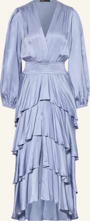 Maje Satinkleid blau