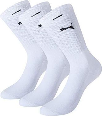 Puma Unisexe Ras Du Cou Chaussettes Basic Sport S&eacute;rie 12 Paquet - 300 - Blanc, 43-46