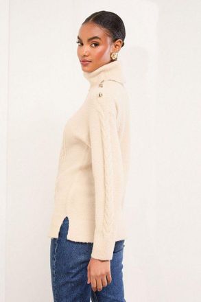 Lipsy Strickpullover Lipsy Strickpullover mit Zopfmuster, Regular (1-tlg)