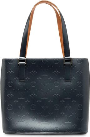 Louis Vuitton sac à main Monogram Mat Stockton pre-owned (2002) - Bleu
