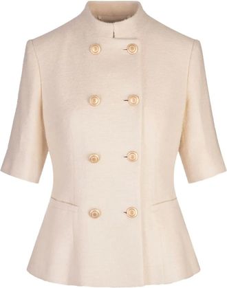 Kiton Kurz&auml;rmelige Jacke - Nude