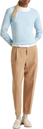 Benetton Damen Maglia G/C M/L 1091d1m08 Pullover, blau, XS