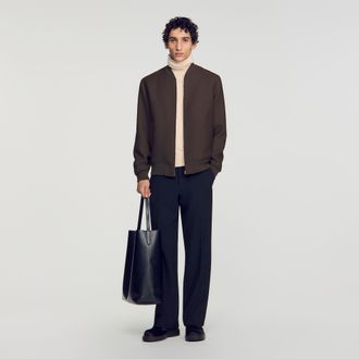 Sandro Blouson mit Rei&szlig;verschluss