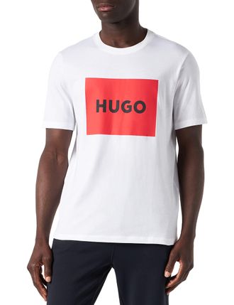 HUGO BOSS HUGO Herren Dulive222 T-Shirt, White100, M EU