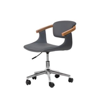 Generic B&uuml;rostuhl, Ergonomischer Computerstuhl Aus Leder Mit Drehbarem Rad, Belastbar Bis 200 Kg, Geeignet for Das Heimb&uuml;ro(Color1)