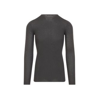 Rick Owens Ribbed Round Neck