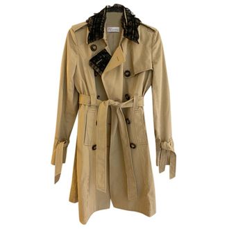Red Valentino beige cotton trench coat Size S