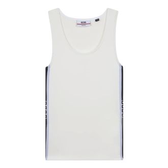 GCDS Gcds, Femme, Tops, Blanc, Taille: 34 FR Tank Top