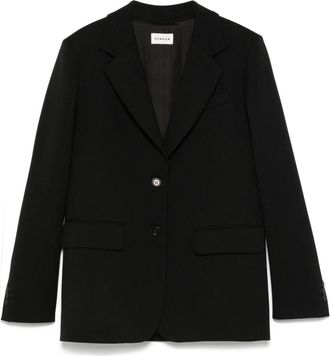 P.A.R.O.S.H. Sakko aus Twill - Schwarz