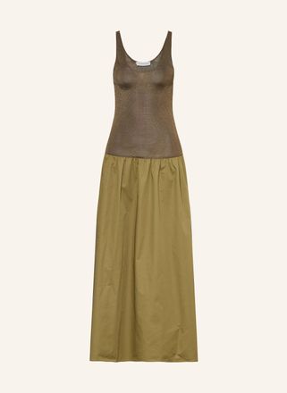 Frankie Shop Kleid Iliya Im Materialmix gruen
