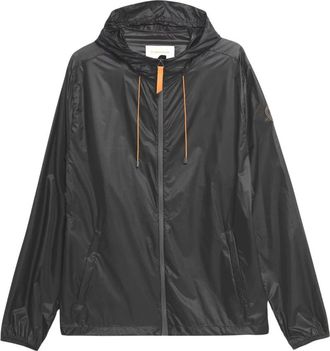 Gertrude Homme, Vestes, Noir, Taille: XL Milano-Light Coupe-vent &agrave; capuche
