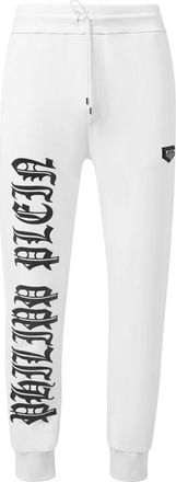 Philipp Plein Homme, Pantalons, Blanc, Taille: 2XL Gothic Plein Pantalons de surv&ecirc;tement