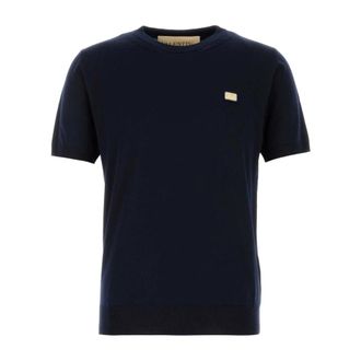 Valentino Garavani VLogo Signature Jersey-Pullover - - Knitwear - Herren - Blau - S