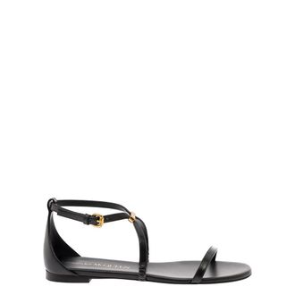 Alexander McQueen Flat Sandalen - - Shoes - Damen - Schwarzk - 36 EU