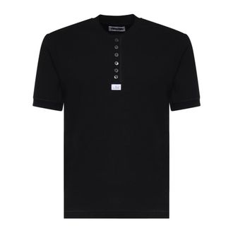 Magliano Homme, Tops, Noir, Taille: L T-shirt boutonn&eacute;