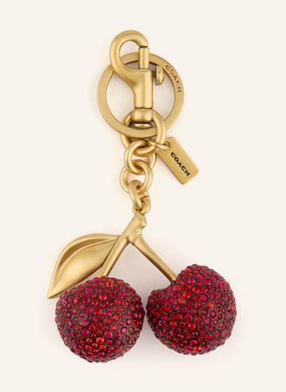 Coach Taschenanh&auml;nger Mit Schmucksteinen rot