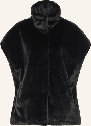 Joseph Ribkoff Kunstfell-Weste schwarz