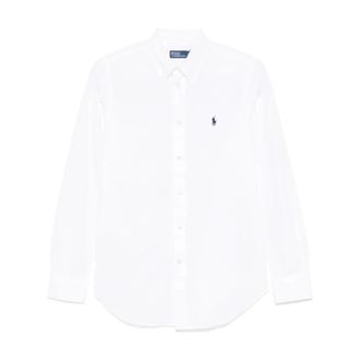 Polo Ralph Lauren L&auml;ssiges wei&szlig;es Langarmhemd - - Blouses & Shirts - Damen - Wei&szlig; - XL