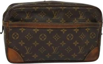 Louis Vuitton Pre-owned Toile pochettes-minaudieres - Femme - Pre-owned - Brun - Taille: ONE Size