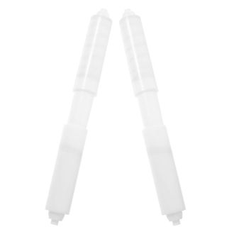 TOPBATHY 2 St&uuml;ck Teiliges Wc papierhalter Ersatzrollen Ausziehbare Kunststoff Toilettenpapier Spindeln Geeignet f&uuml;r Hotel Papierhalter Einfache Installation Gl