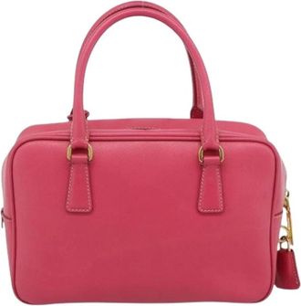 Prada Sac &agrave; main en m&eacute;tal doccasion - Femme - Pre-owned - Rose - Taille: ONE Size