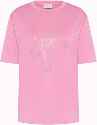 Kaffe Curve Femme, Tops, Rose, Taille: 38 FR T-Chemises