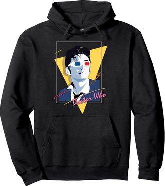Doctor Who Science-Fiction-Fan im Retro-Stil von Time Traveller aus den 80ern Pullover Hoodie